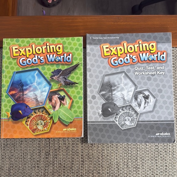 Abeka | Other | Exploring Gods World Kids Educational Book Set Green ...